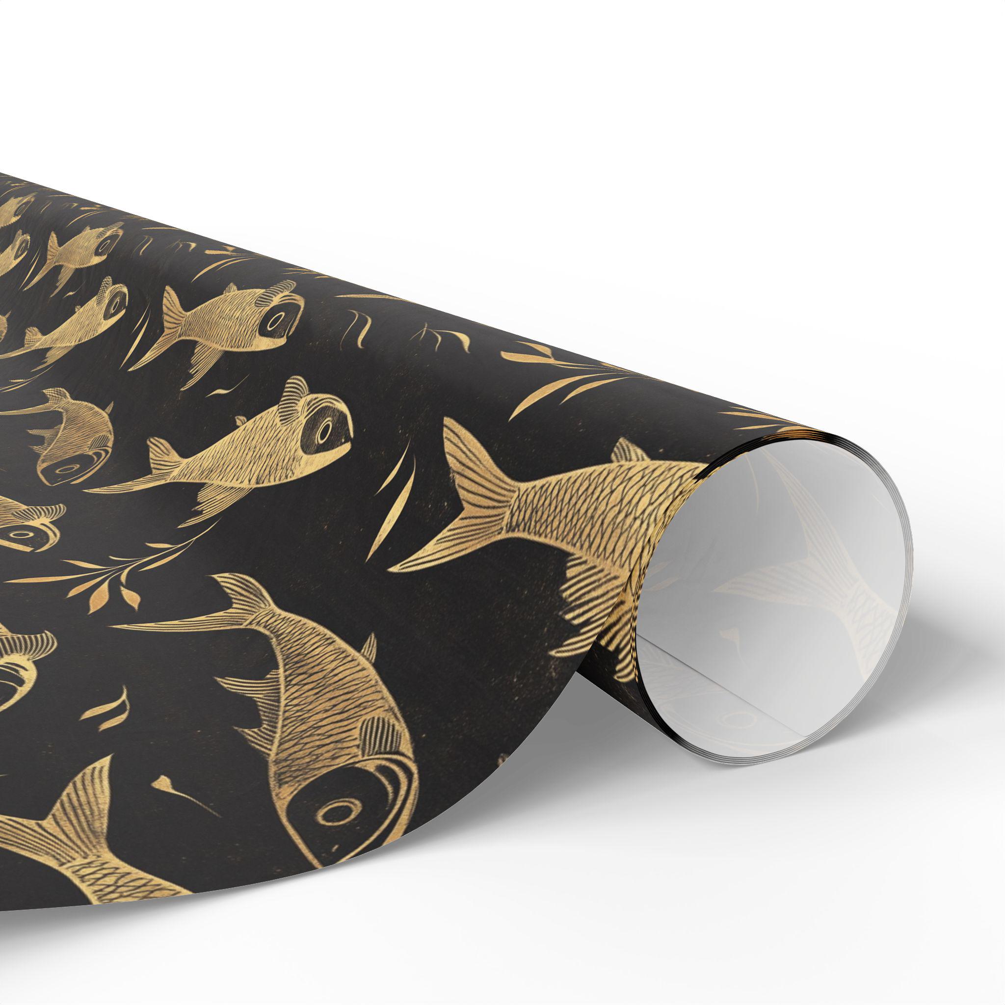 Fish Wrapping Paper: Father's Day Gift Wrap for Fishermen, Angler ...