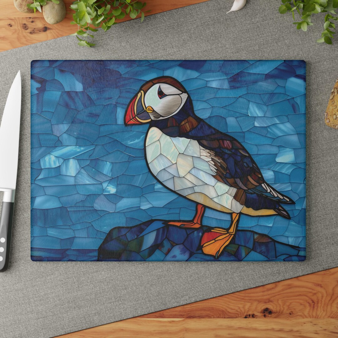 Atlantic Puffin Cutting Board Atlantic Puffin Lover Gifts - Etsy