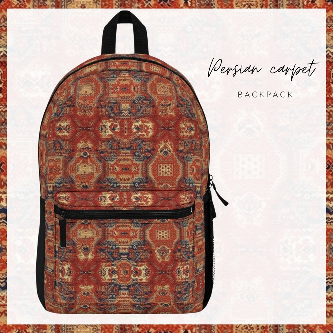 Persian Backpack Carpet Persian Bag School Backpack Rug Effect Carpet ...