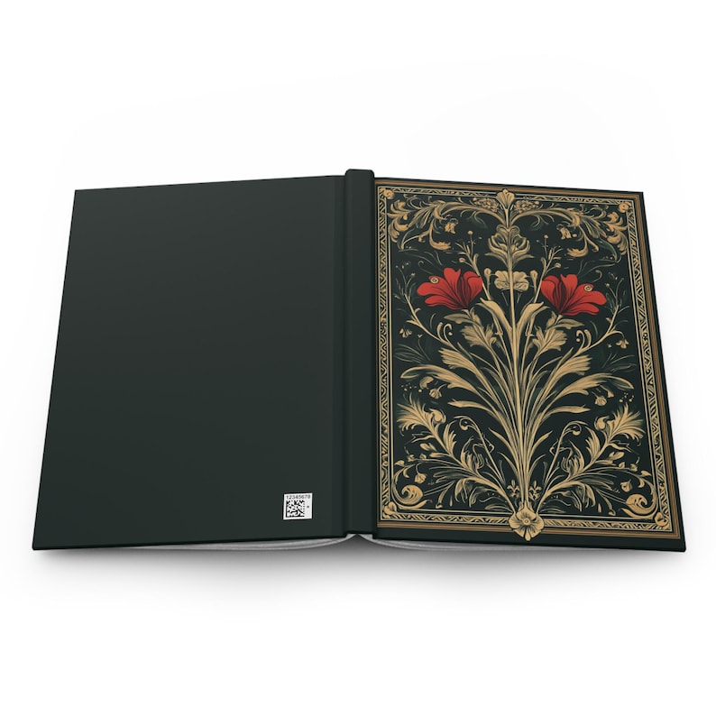 Floral Art Nouveau Notebook - Vintage Journal Diary Gift - Etsy