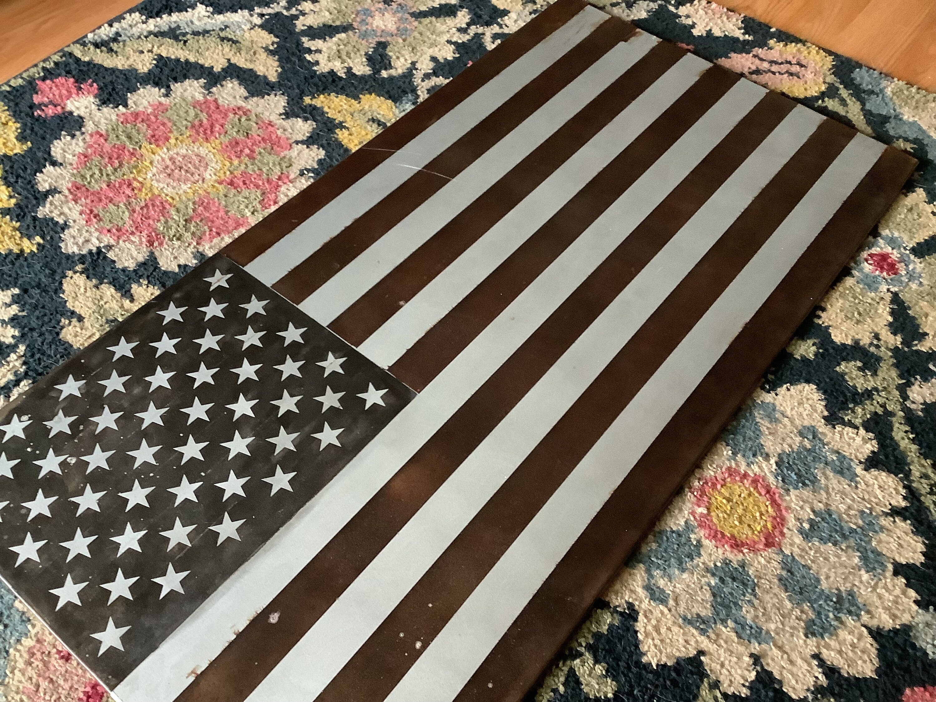 Handmade Steel American Flag - Etsy