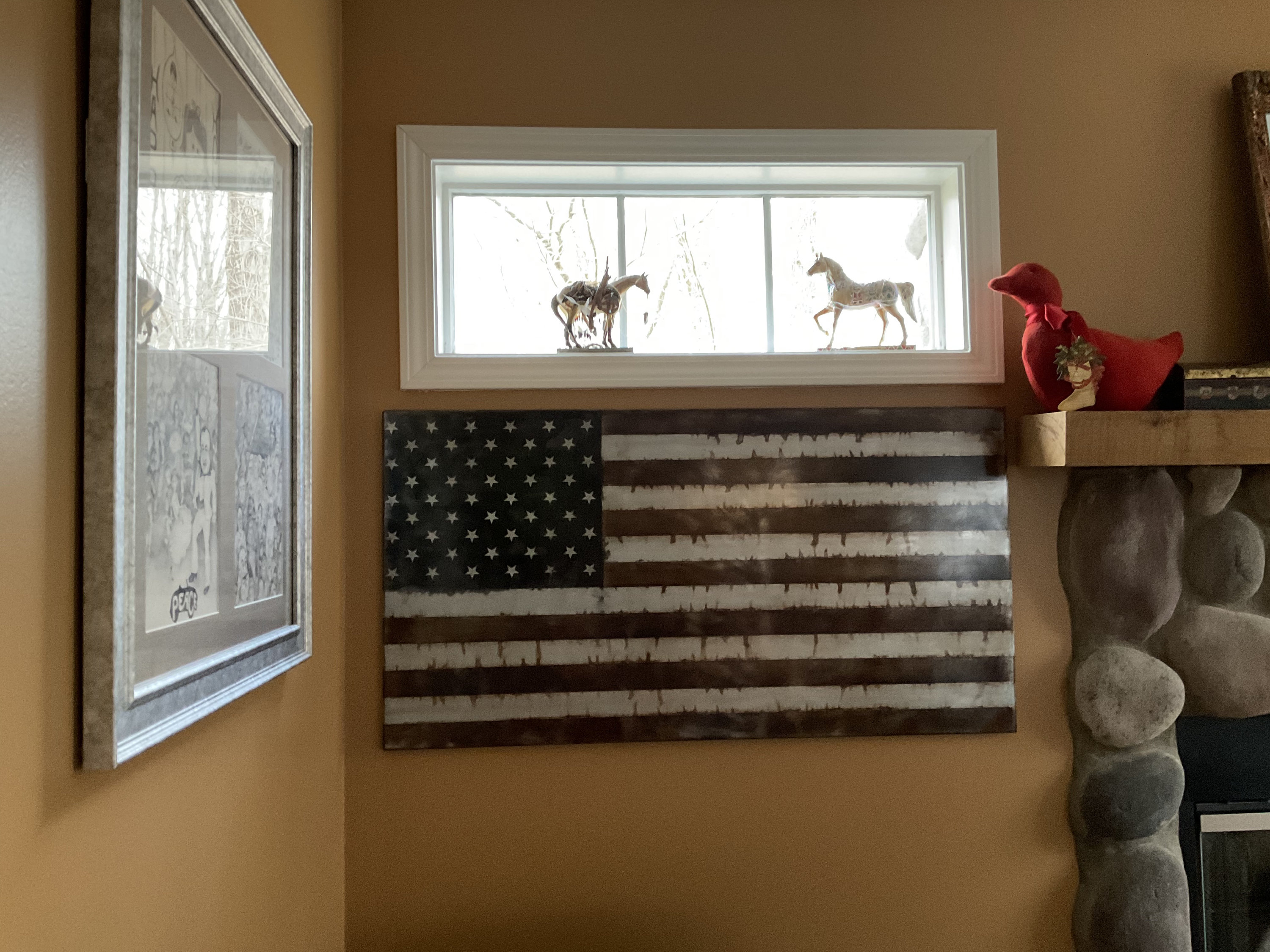 Handmade Steel American Flag - Etsy