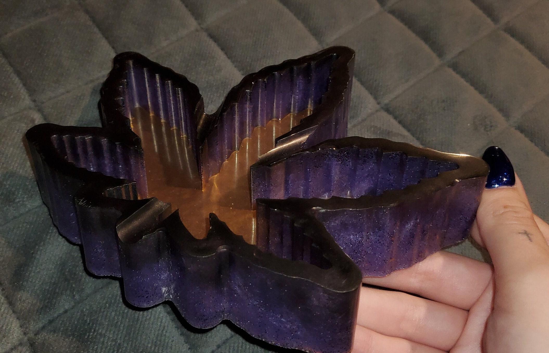 Custom Cannabis Leaf Ashtray - Etsy