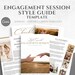 Editable Engagement Session Style Guide Template, Pre-written Couple ...