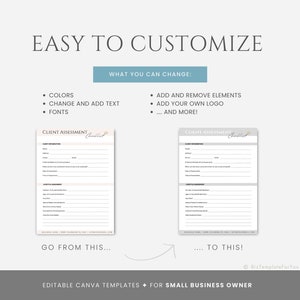 Editable Professional Organizer Client Assessment Checklist Template ...