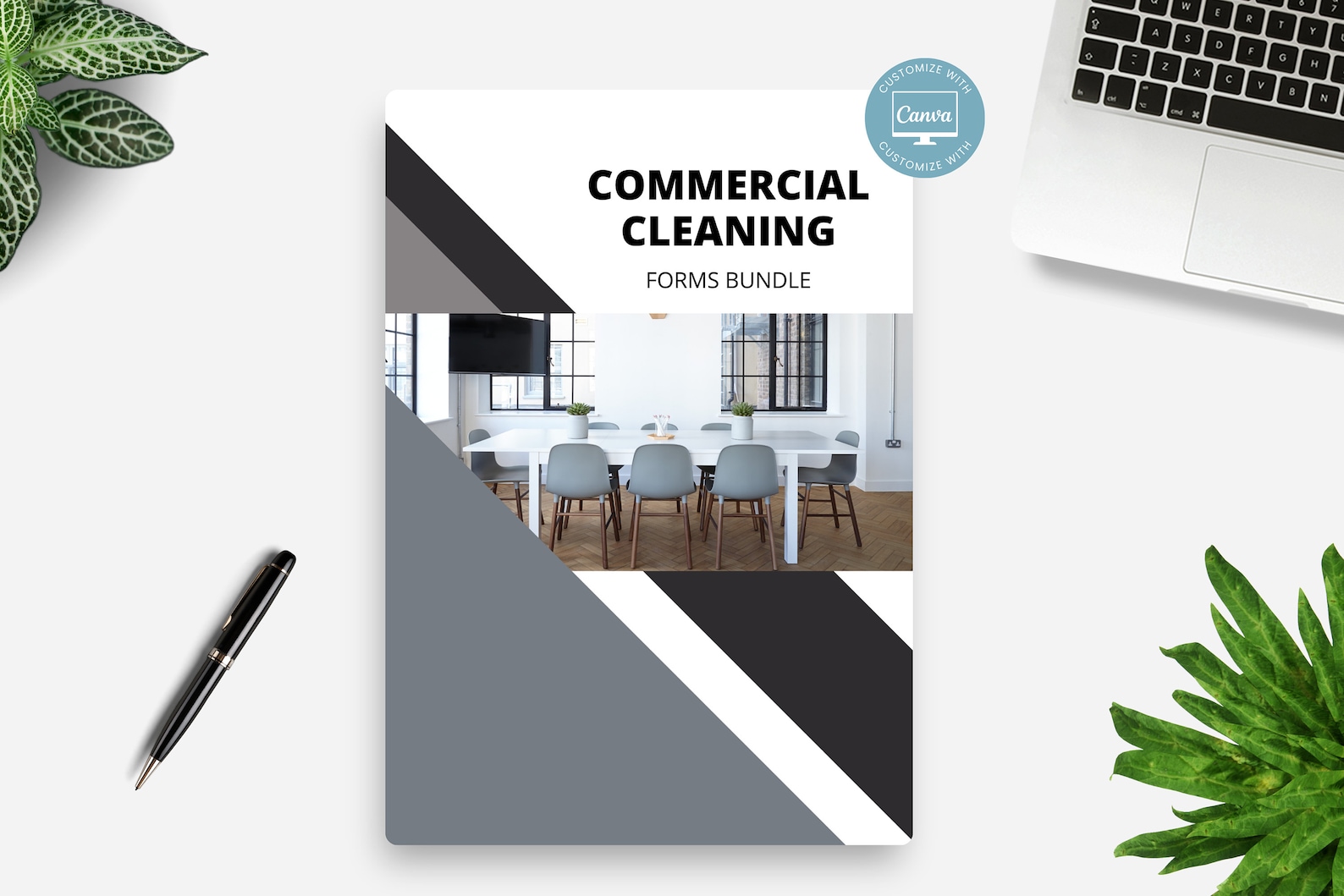 Editable Commercial Cleaning Forms Bundle, Fully Editable in Canva ...