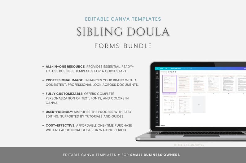 Editable Sibling Doula Business Forms, Incl. Intake Form, Contract ...
