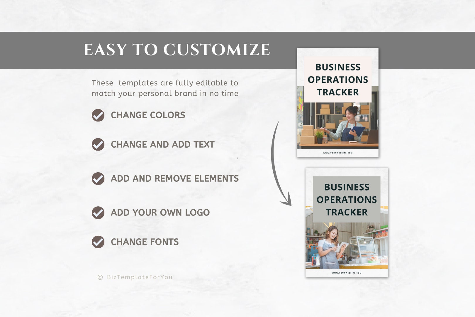 Editable Business Operations Tracker Templates Business - Etsy
