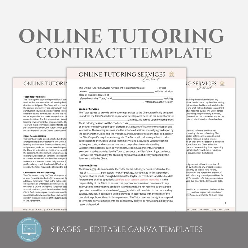 BizTemplatesForYou - Etsy