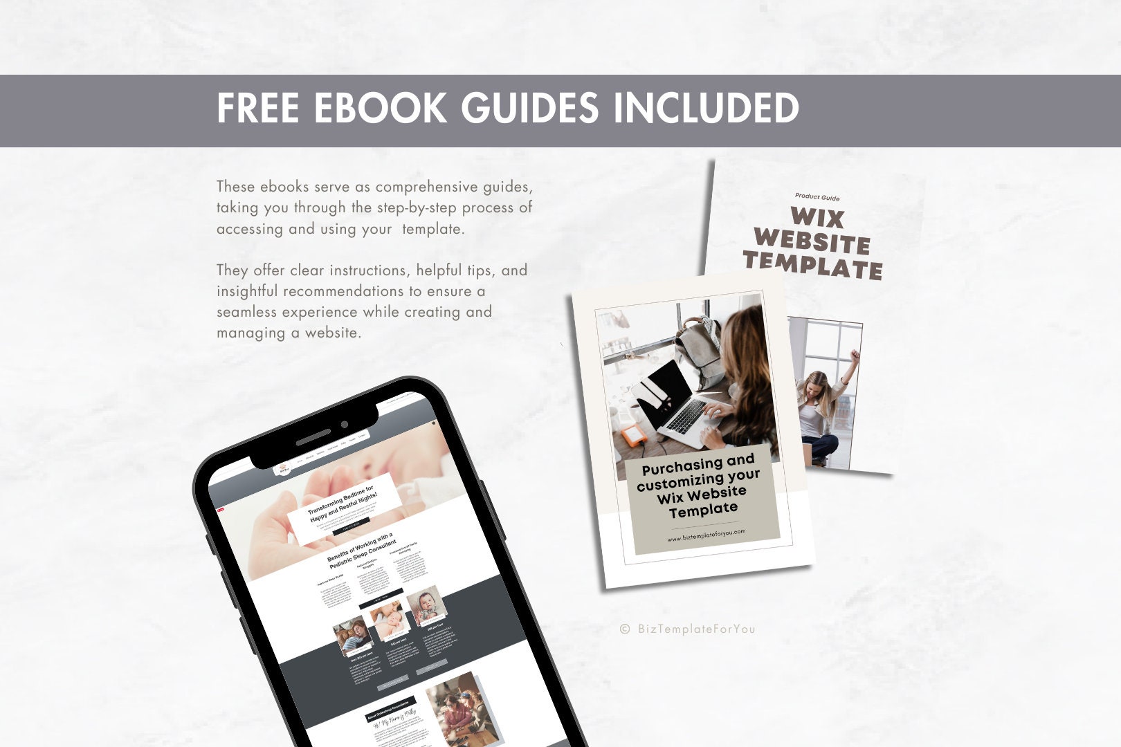 Sleep Consultant Website Template, Customizable Wix Website for ...