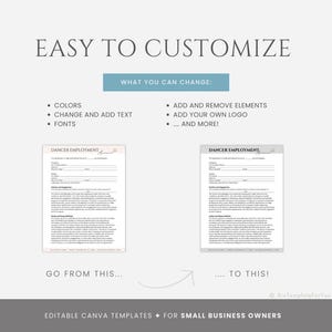 Editable Dancer Contract Template, Dancer Employment Agreement, Employee Contract, Dance Company ...
