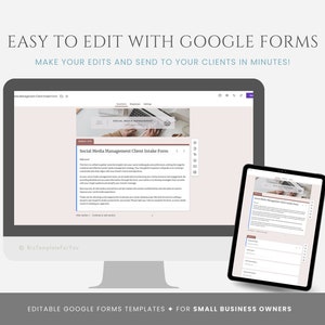 Editable Social Media Manager Client Intake Form Template, Freelance ...