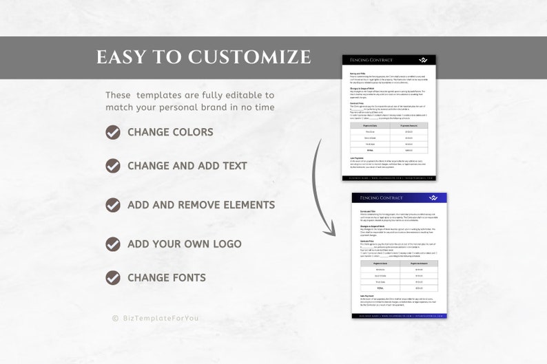 Editable Fencing Contract Template, Professional Fencing and Gates ...
