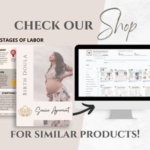 Stages of Labor Handout Fully Editable Canva Template for - Etsy