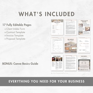 Editable Event Planner Contract & Proposal Template Bundle, Event ...
