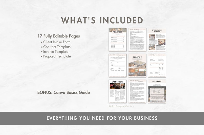 Editable Event Planner Contract & Proposal Template Bundle, Event ...