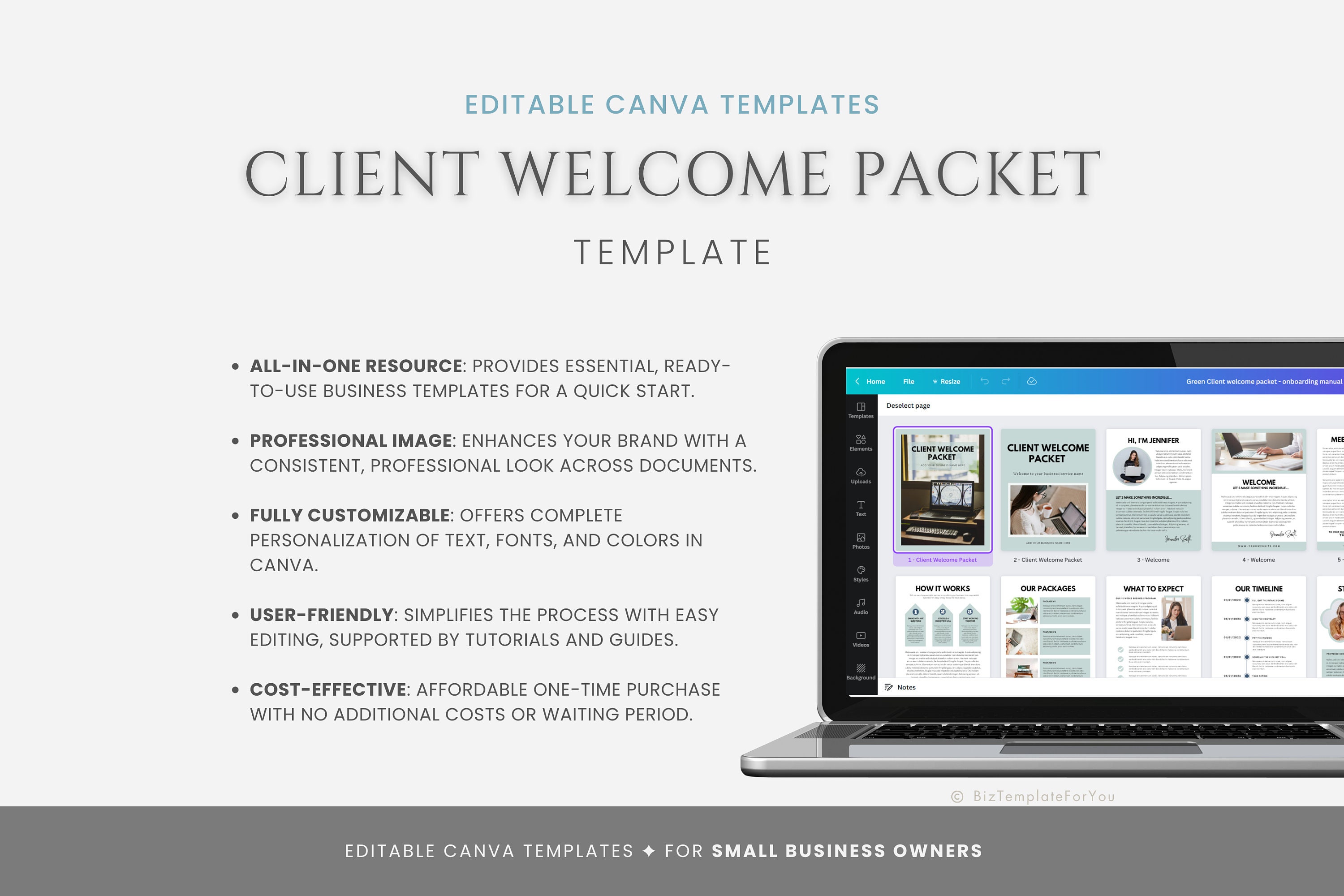 Editable New Client Welcome Packet, Client Onboarding, New Client ...