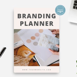 Editable Branding Planner Template, Brand Strategy Workbook, Business ...