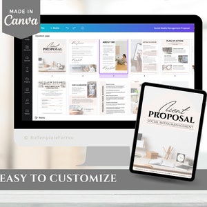 Editable Social Media Manager Proposal Template, Freelance Social Media ...