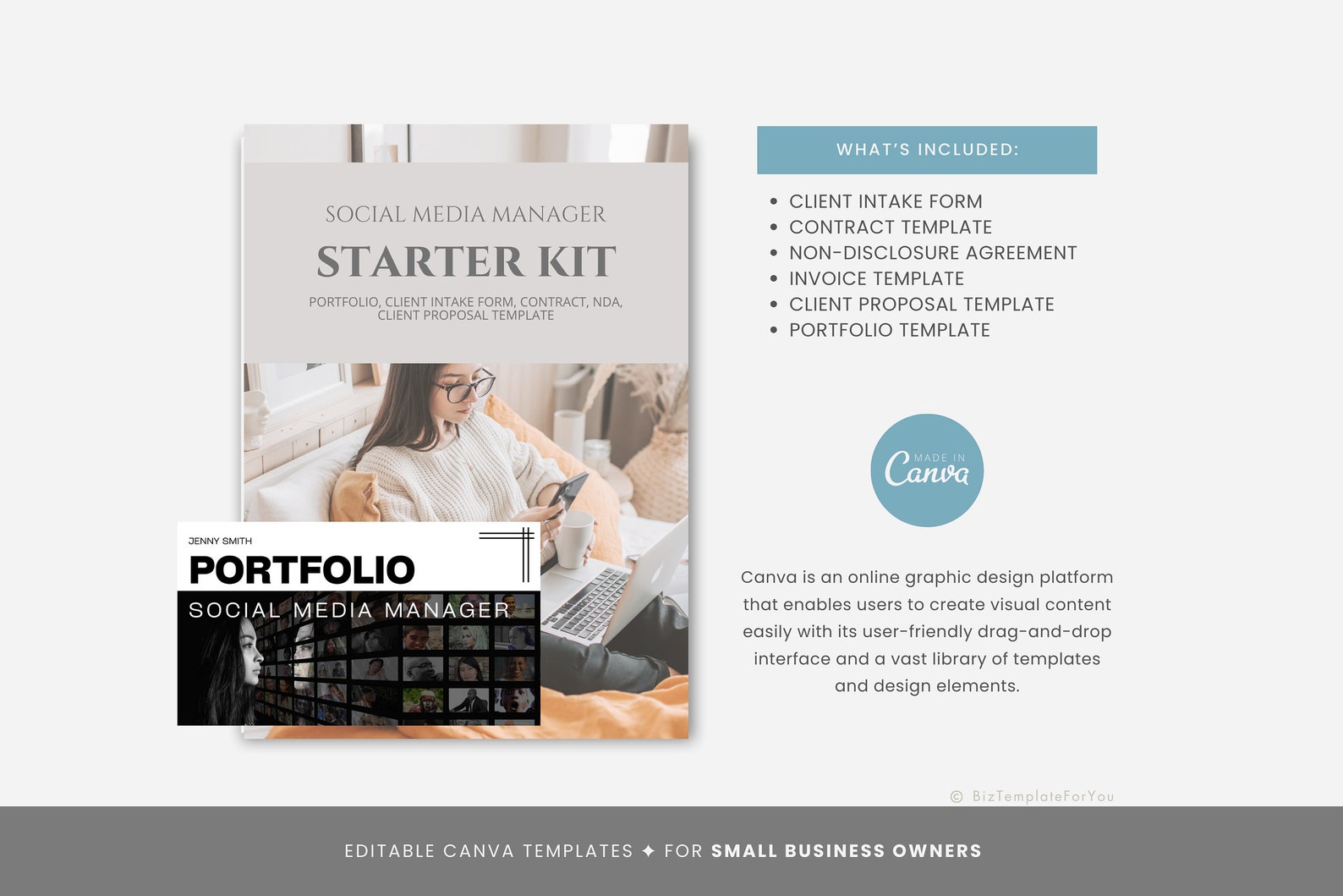 Editable Social Media Manager Starter Kit, Including Contract ...