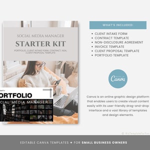 Editable Social Media Manager Starter Kit, Including Contract ...