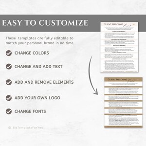 Cleaning Services Client Welcome Packet, Editable Client Onboarding ...