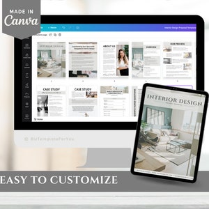 Editable Interior Design Proposal Template, Interior Designer Proposal ...