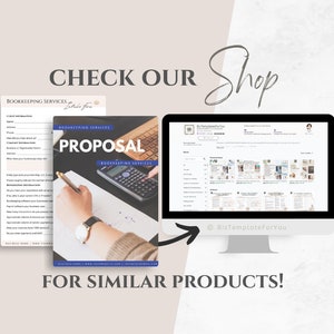 Editable Bookkeeping Services Template Bundle, Freelance Bookkeeper ...