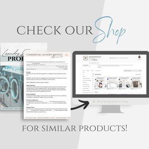 Editable Laundry Pick up & Delivery Services Forms Templates, Pick and ...