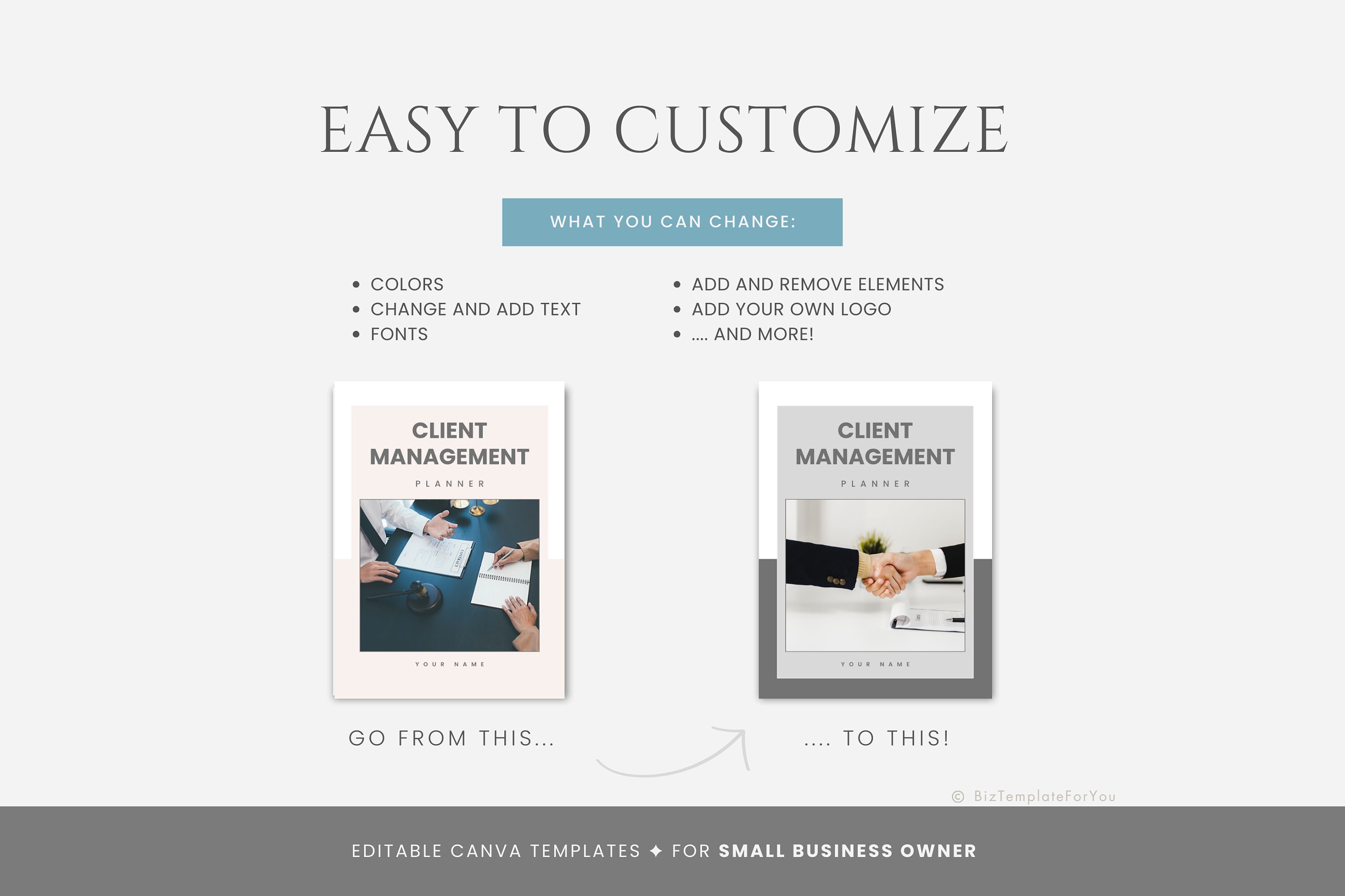 Editable Client Management Planner Template, Small Business Customer ...