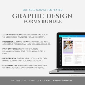 Editable Graphic Design Forms Templates Bundle, Graphic Design Service ...