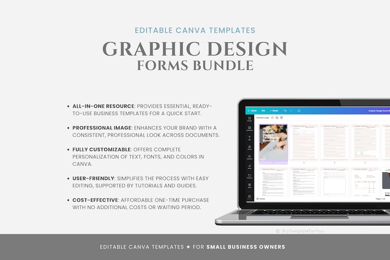 Editable Graphic Design Forms Templates Bundle, Graphic Design Service ...