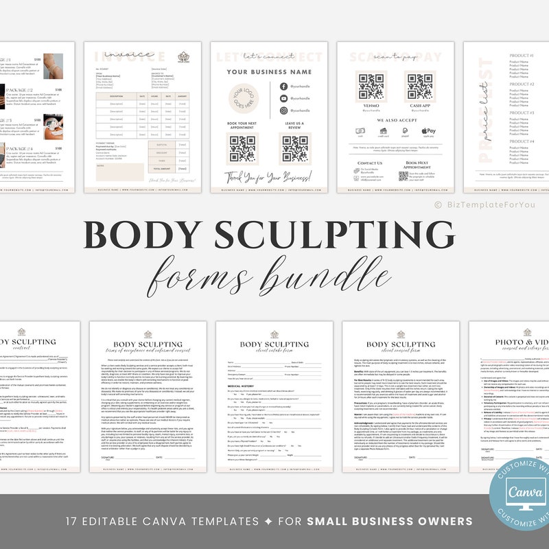 Body Sculpting Forms - Etsy