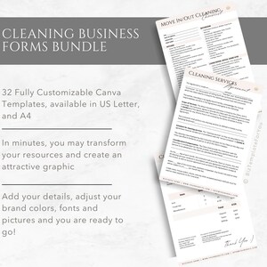 Cleaning Services Contract Bundle, All Cleaning Business Forms in One ...