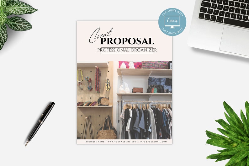 Editable Professional Organizer Client Proposal Template, Proposal Form ...
