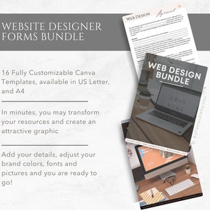 Editable Web Design Templates Bundle, Freelance Website Designer ...