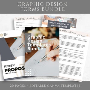 Editable Graphic Design Forms Templates Bundle Graphic Design - Etsy