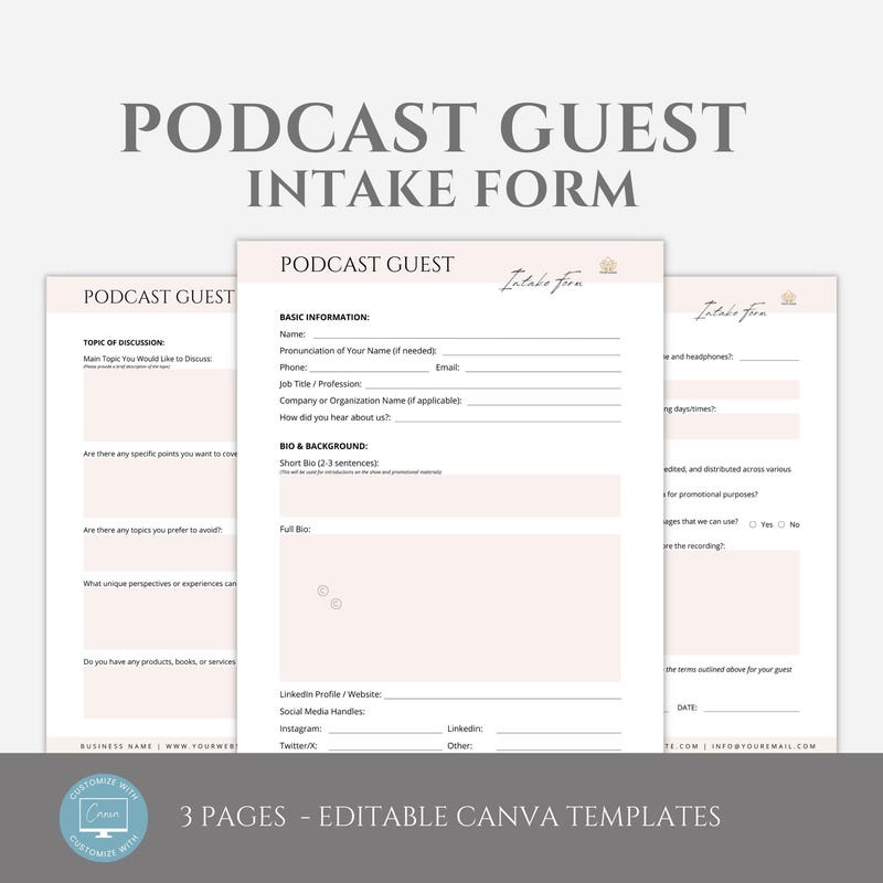 BizTemplatesForYou - Etsy