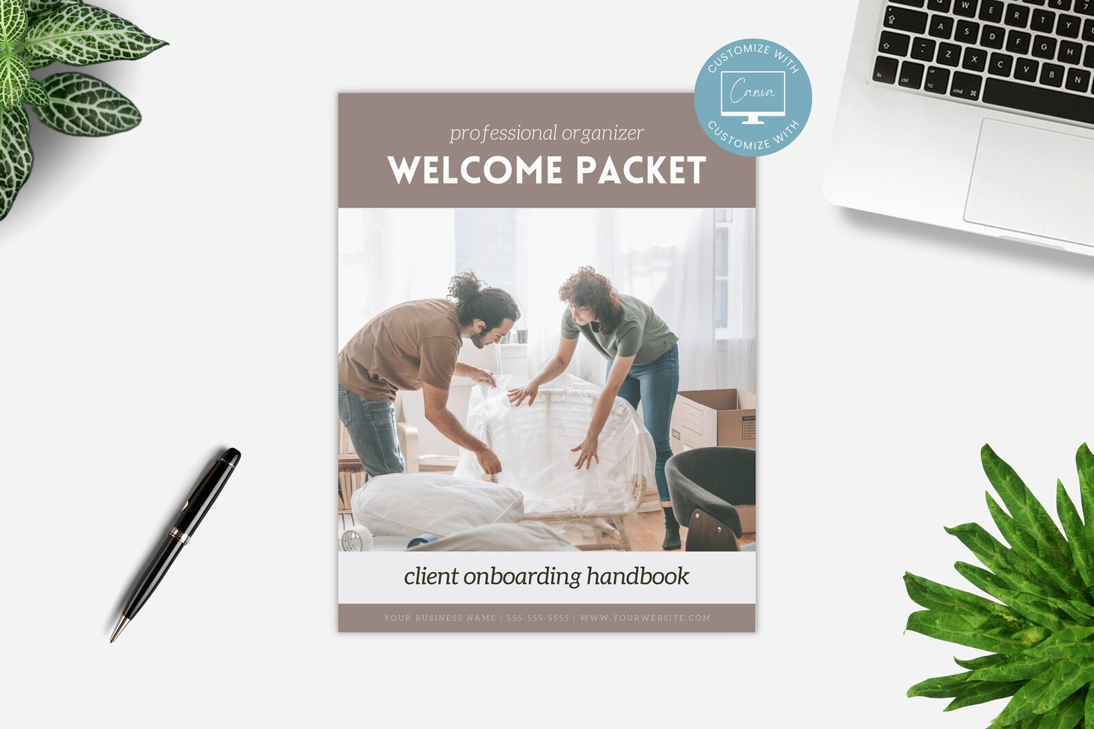 Editable Professional Organizer Client Welcome Packet Template, Home ...
