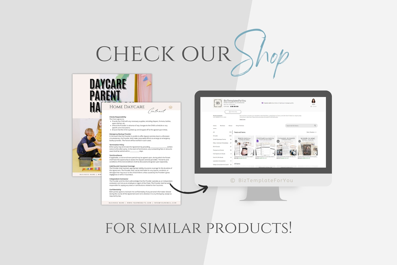 Daycare Starter Kit, Editable Daycare Forms Templates, Starter Kit for ...