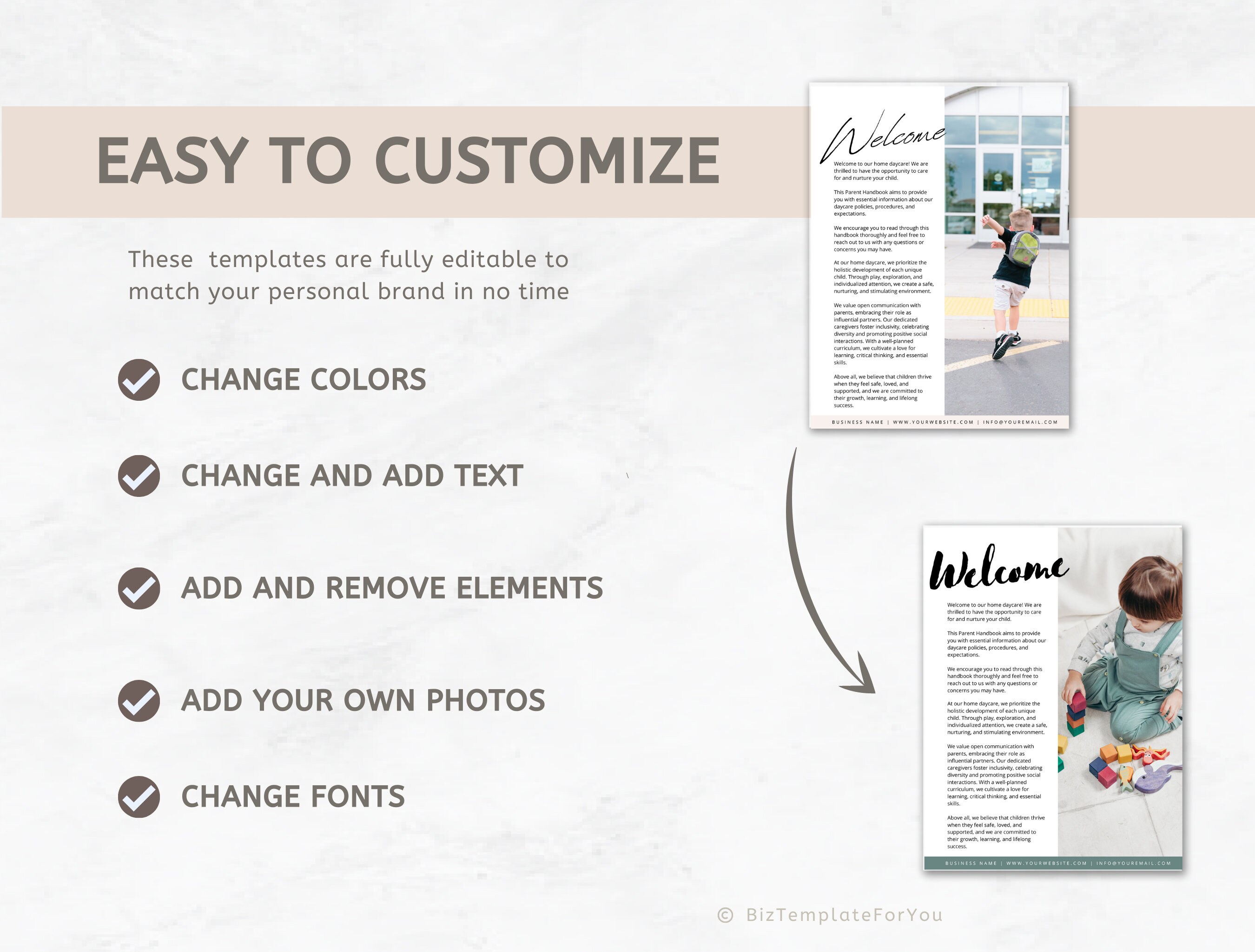 Daycare Starter Kit Editable Daycare Forms Templates Starter - Etsy
