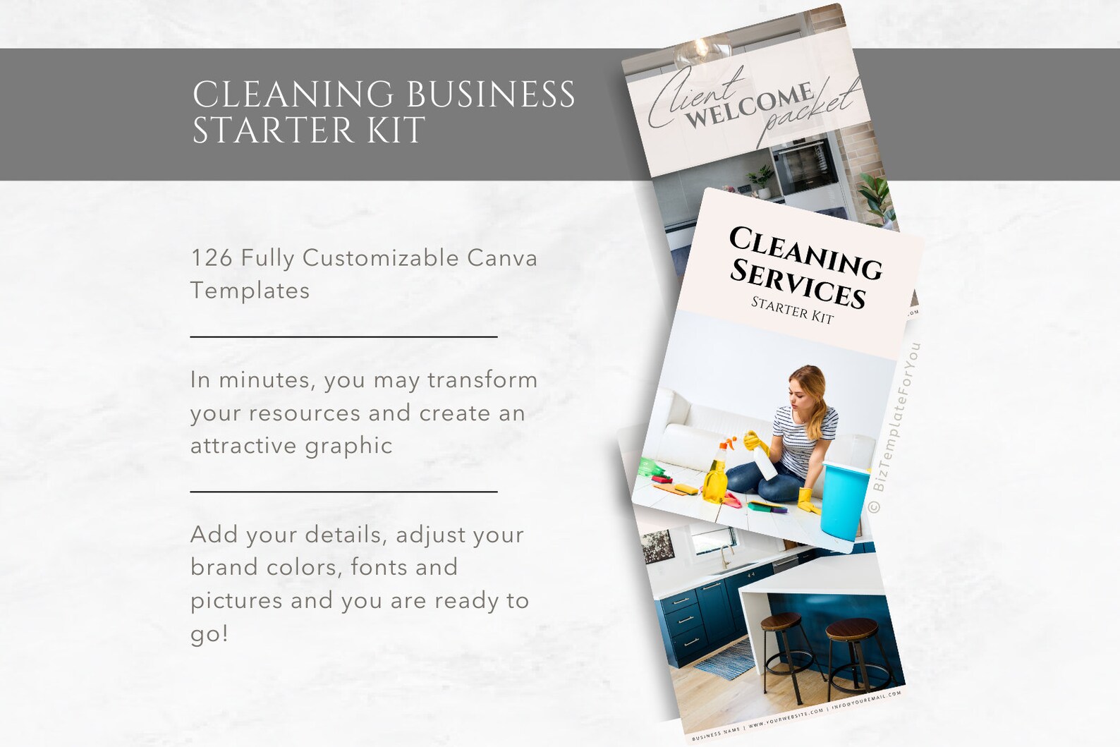 Editable Cleaning Business Starter Kit All Cleaning Business Templates ...