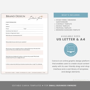 Editable Brand Designer Templates Bundle, Freelance Graphic Design ...