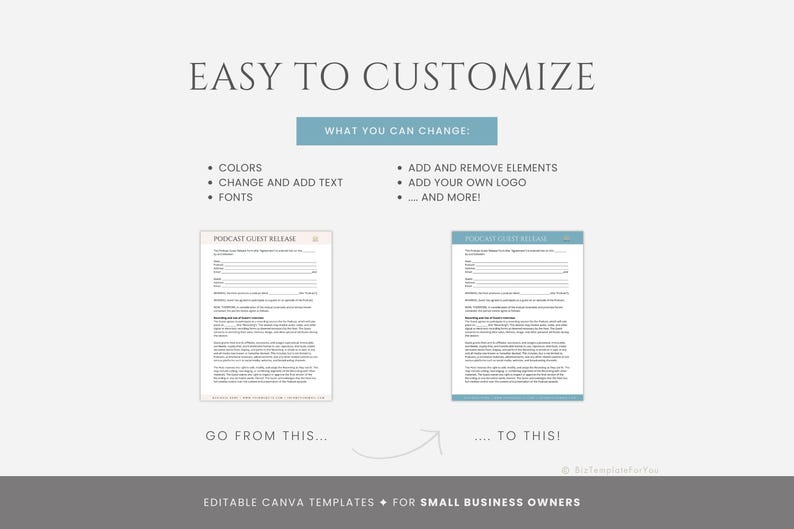 Editable Podcast Guest Release Form Template, Podcast Guest Agreement ...