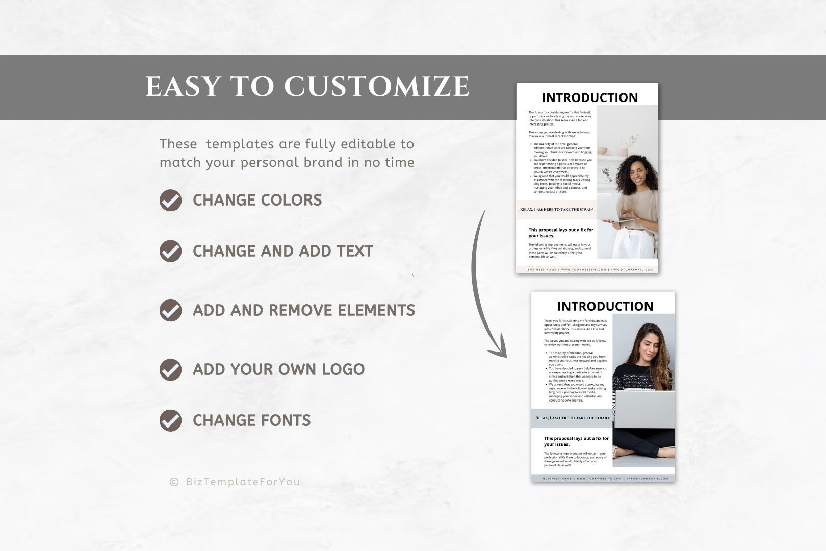 Editable Virtual Assistant Intake Form, Contract & Proposal Templates ...