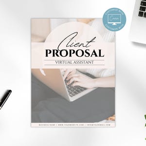 Editable Virtual Assistant Proposal Template, VA Service Pitch Document ...