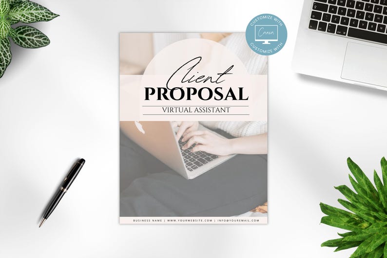 Editable Virtual Assistant Proposal Template, VA Service Pitch Document ...