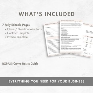 Editable Bookkeeping Services Agreement Template, Freelance Bookkeeper ...