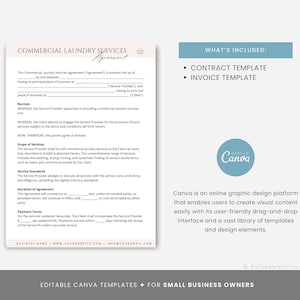 Editable Commercial Laundry Service Agreement Template, Pick and ...