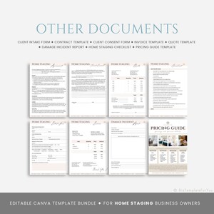 Editable Home Staging Templates Bundle, Property Staging Checklist ...